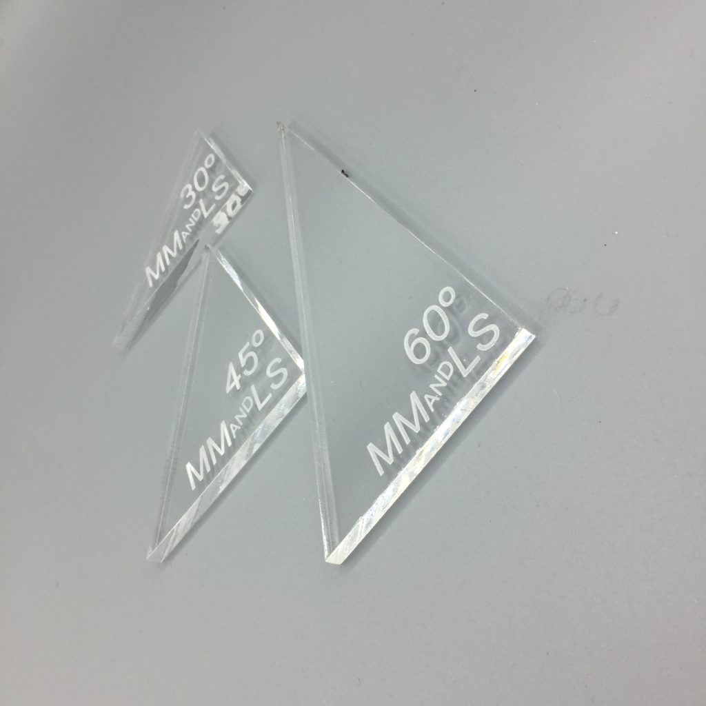 30º 45º 60º Vise Angle Guides